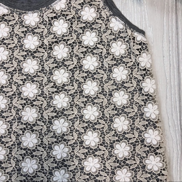 J. Crew | Tops | J Crew Crocheted Lace Tank | Poshmark